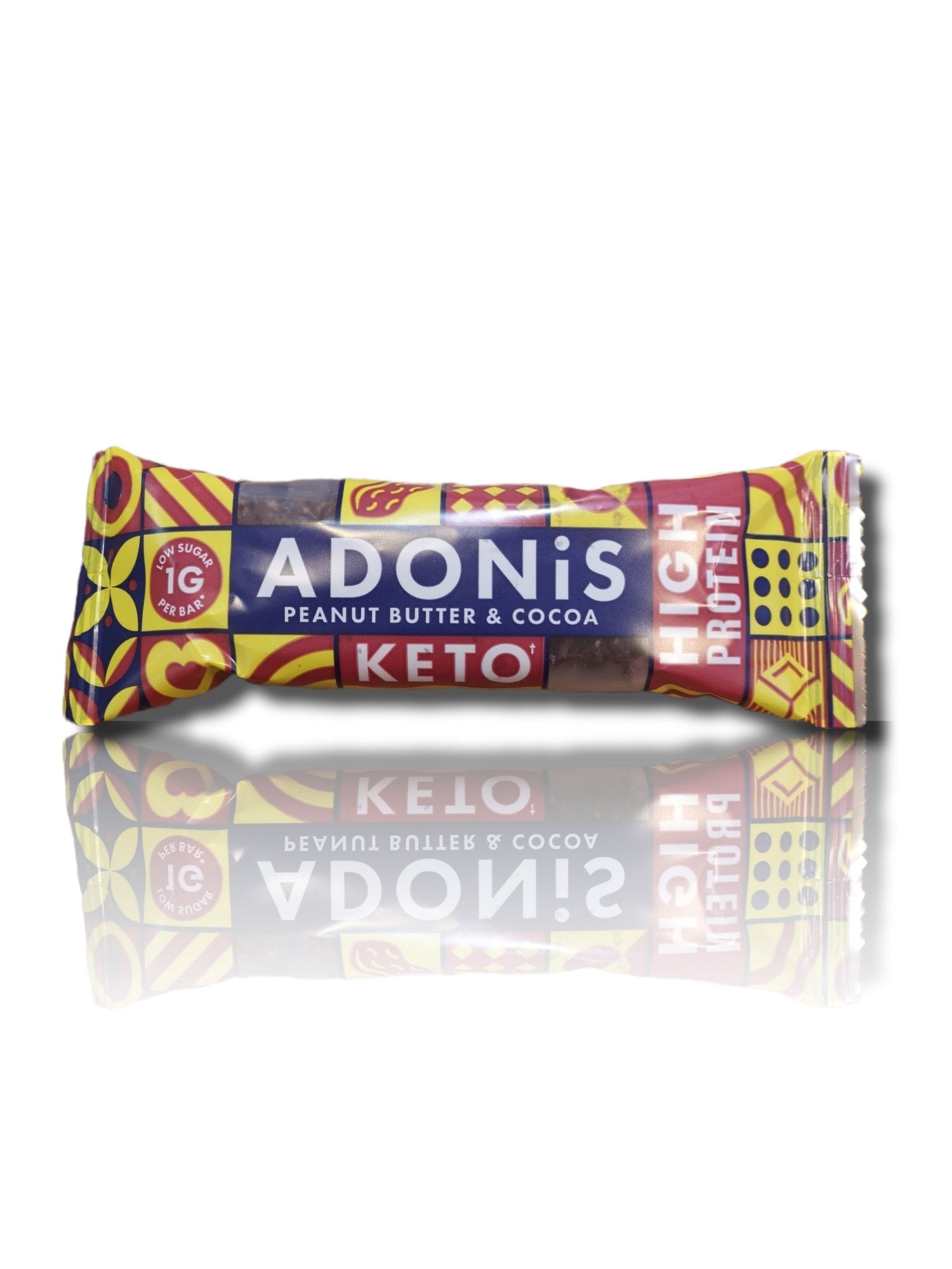 Adonis Peanut Butter & Cocoa Keto Bar 45g – Healthy Living