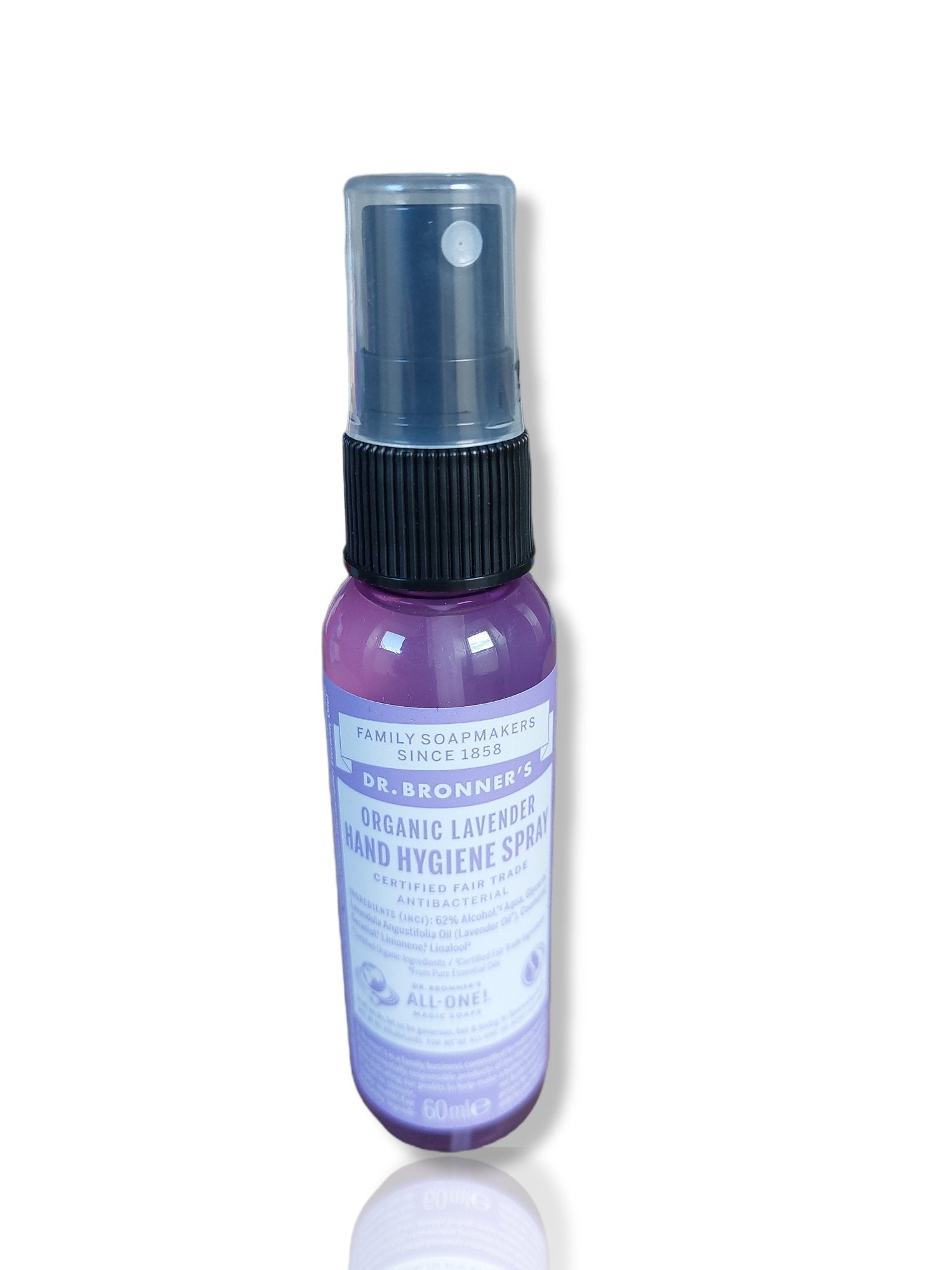 Dr Bronners Lavender Hand Hygine Spray 60ml – Healthy Living