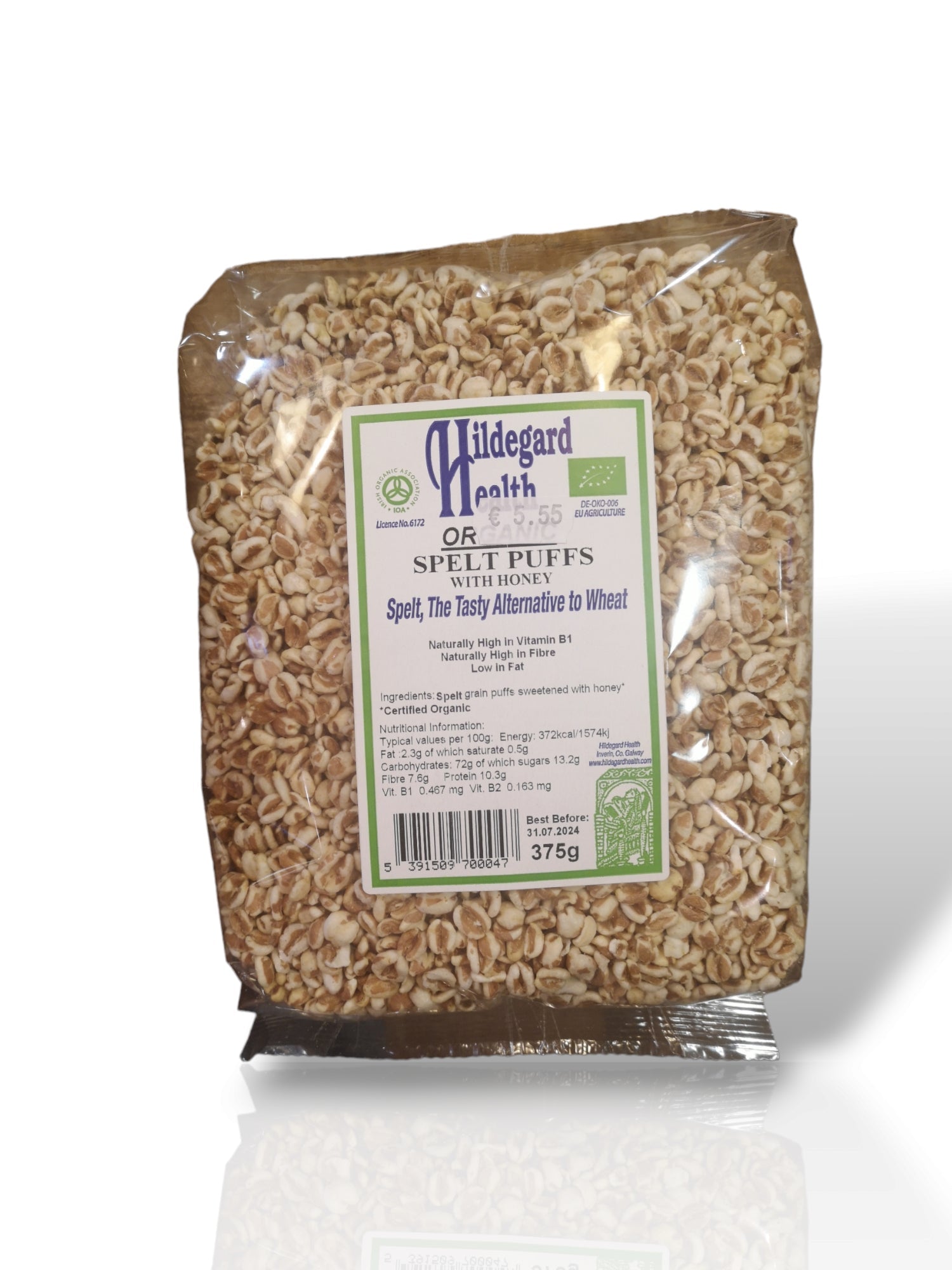Hildegard Health Organic Spelt Puffs 375g – Healthy Living